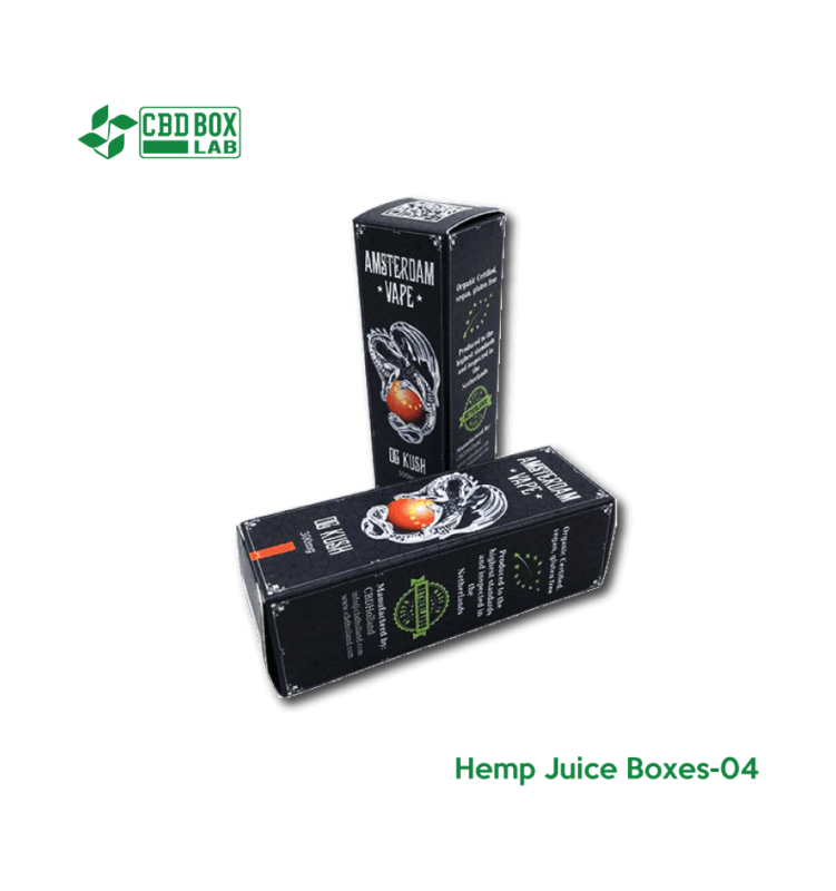 Hemp Juice Boxes with Customized Printed Wholesale at CBDBoxLab